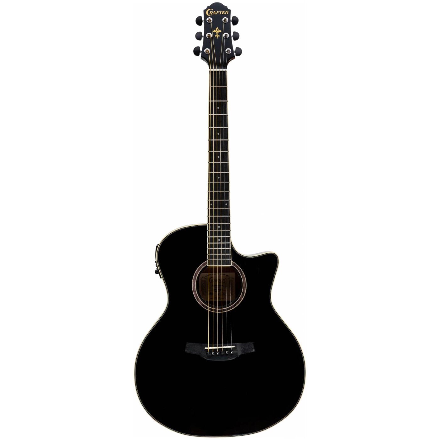 Электроакустическая гитара Crafter HG-250 CE/BK