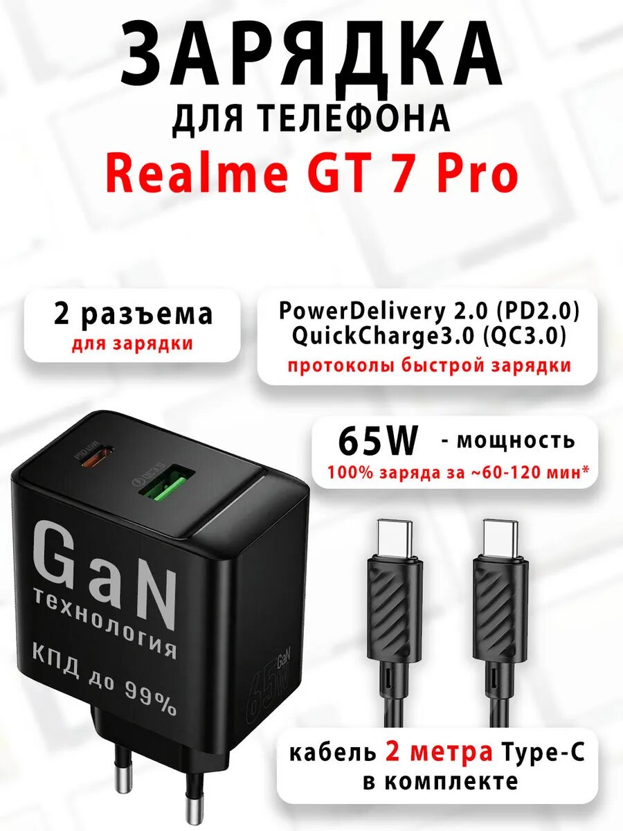 Зарядное устройство для телефона Realme GT 7 Pro
