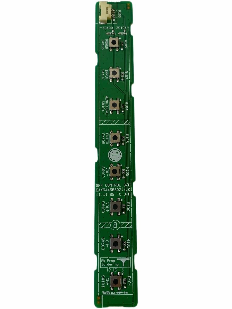 Плата кнопок, для телевизора Samsung 55LM660S