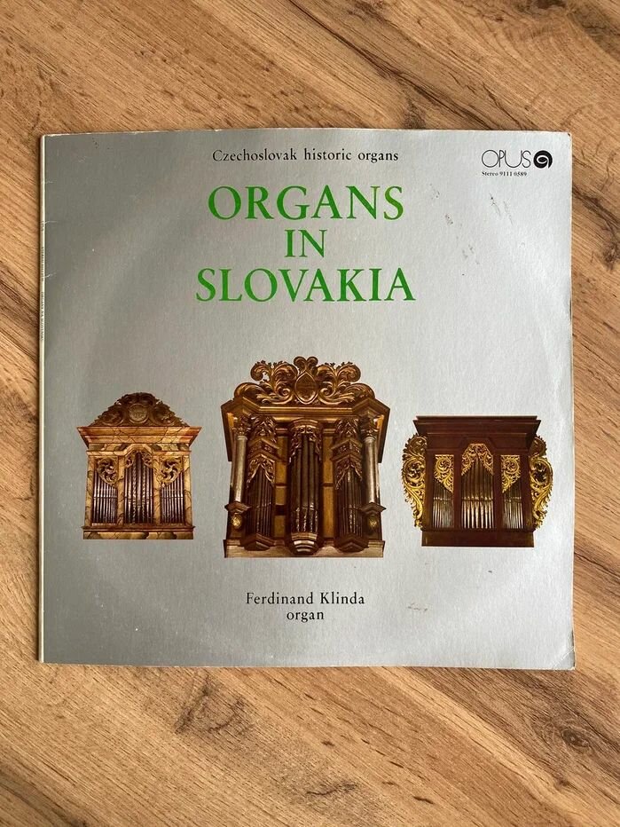 Виниловая пластинка ORGANS IN SLOVAKIAFerdinand Klinda organ LP