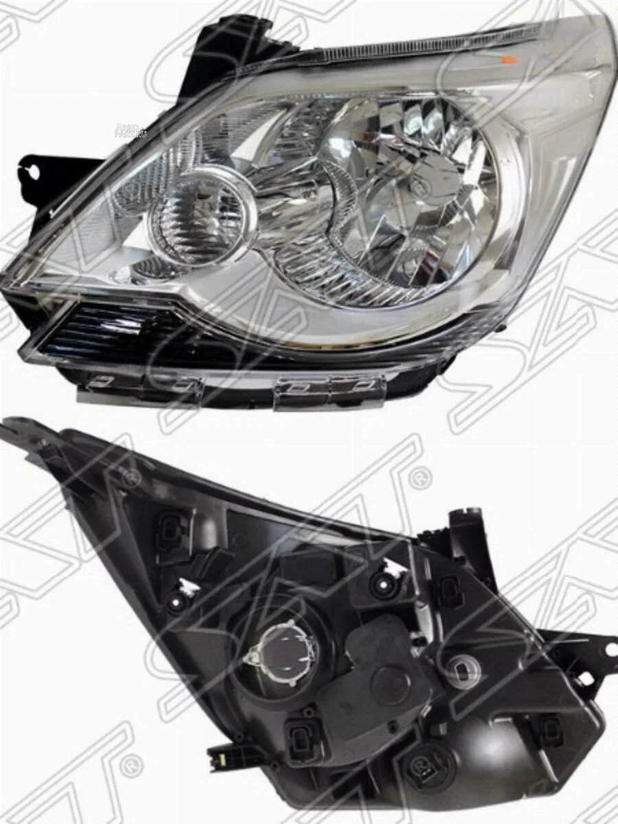 Фара SAT ST-235-1127L-LD Chevrolet Cobalt 13-, Ravon R4 16-20 слева, Ручная регулировка