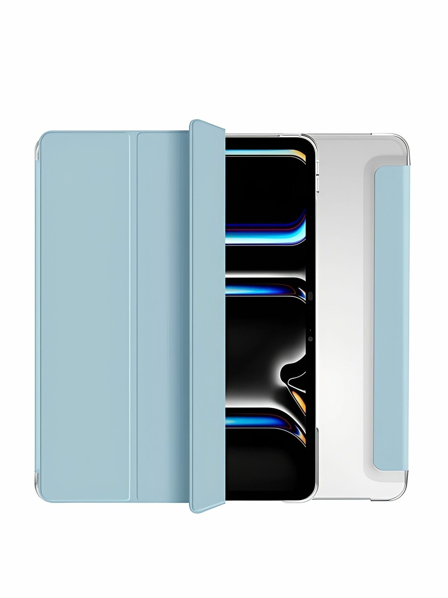 Чехол для IPad 11" 2025 (A16) / IPad 10.9" 2022 WiWU Classic Pro GF-005, голубой