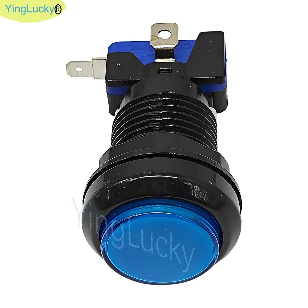 Кнопка для аркадных игр YingLucky 30 мм 1pcs blue