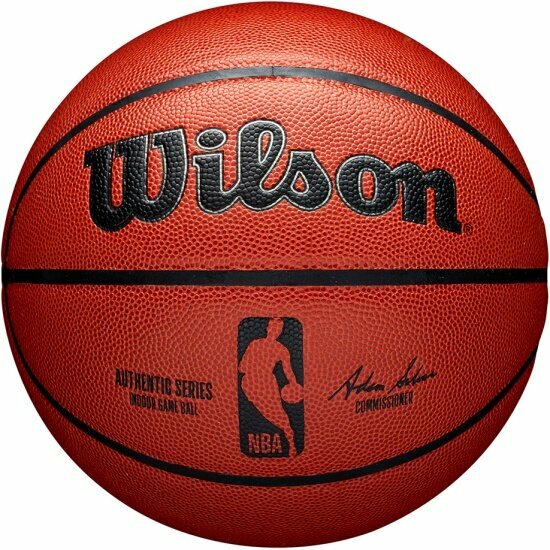 Wilson Мяч баскетбольный NBA Authentic Indoor Comp, WTB7100XB06