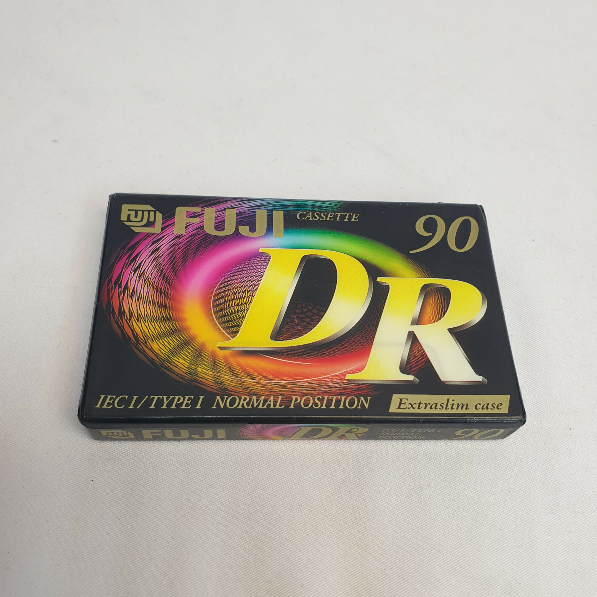 Винтажная аудиокассета СССР Fuji DR 90. Тип I, 90 минут, кассета для магнитофона коллекционная