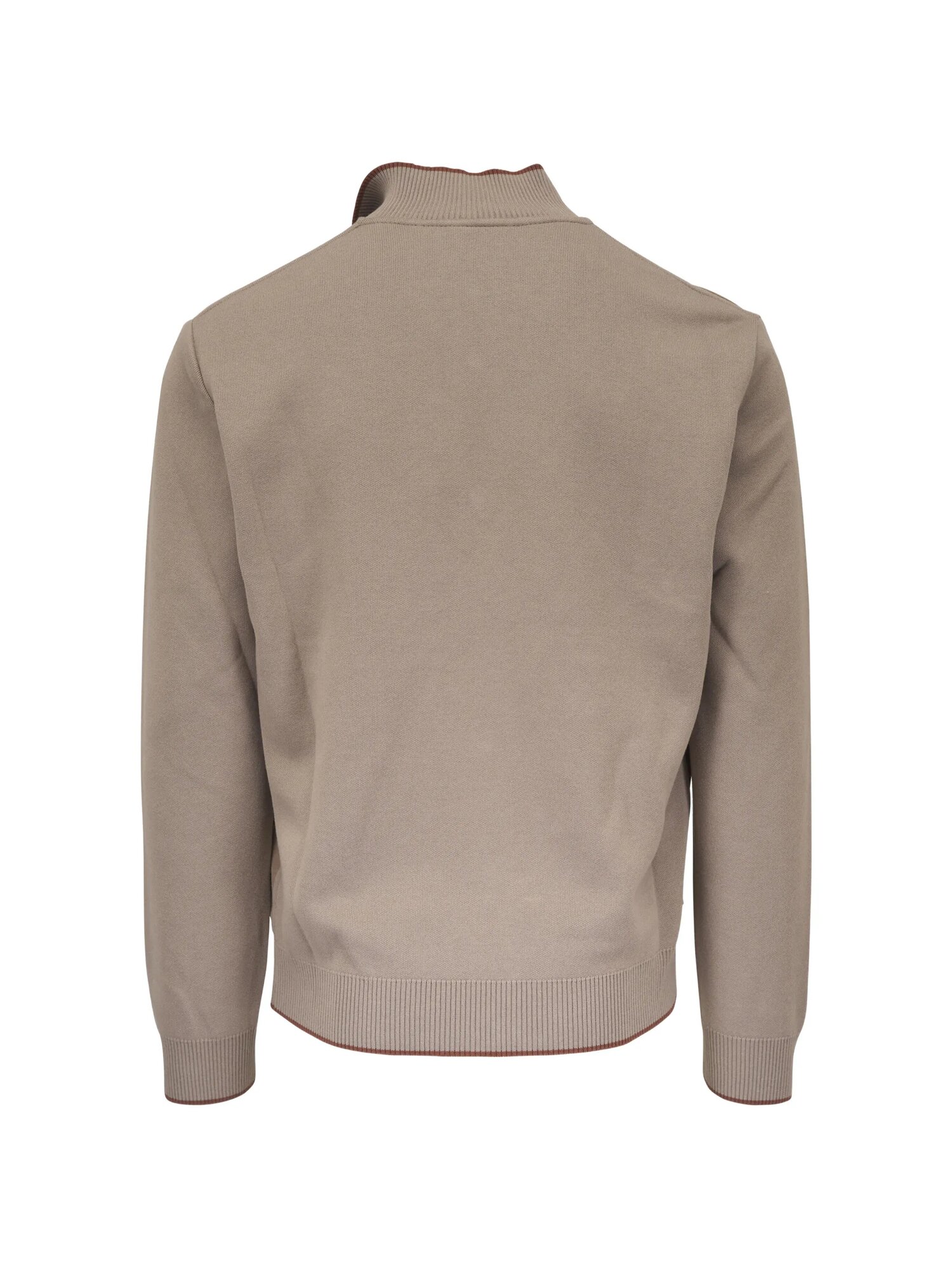 Куртка Canali Suede-panelled bomber jacket, размер 56, разноцветный — фото 1