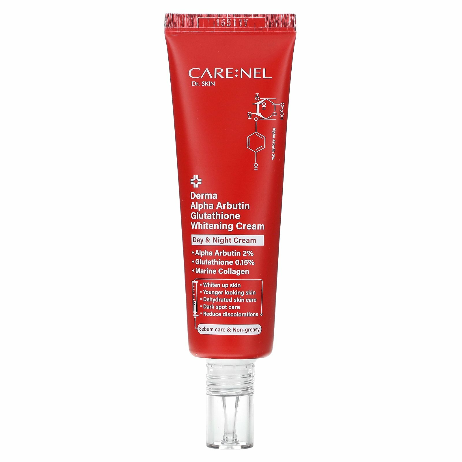Care: Nel Крем отбеливающий с альфа-арбутином и глутатионом Derma Alpha Arbutin & Glutathione Whitening Cream