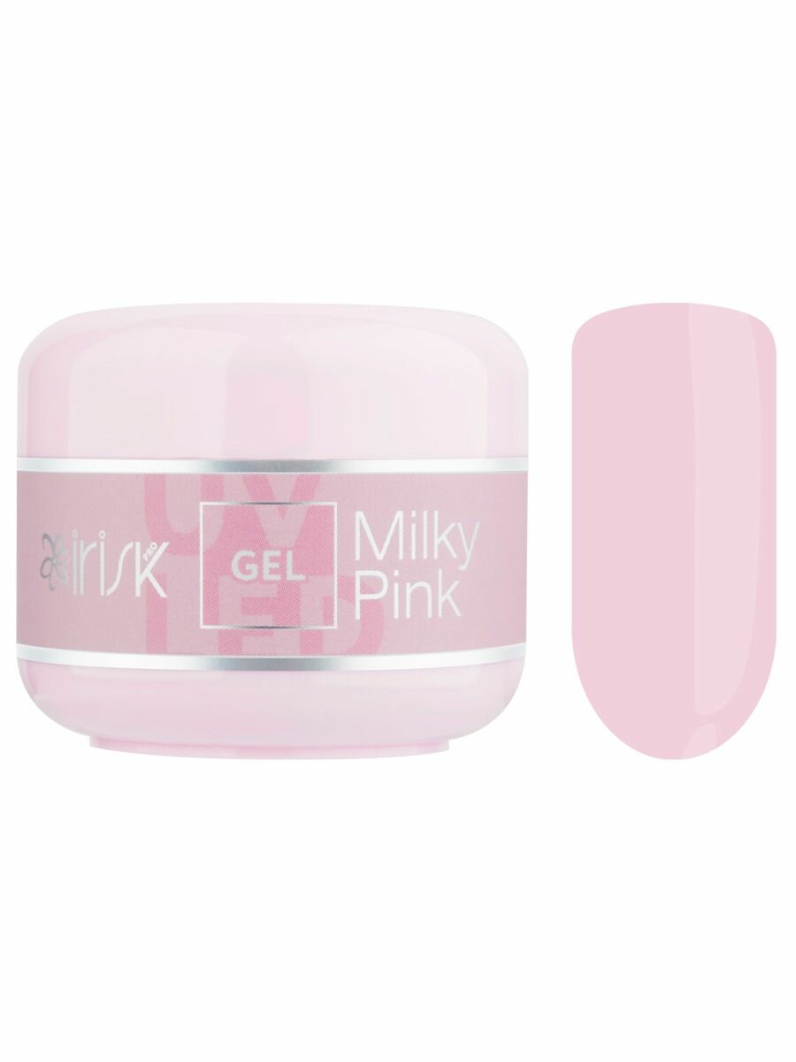 IRISK Гель для наращивания ABC Limited collection, Оттенок № 04 Milky Pink, 15 мл.
