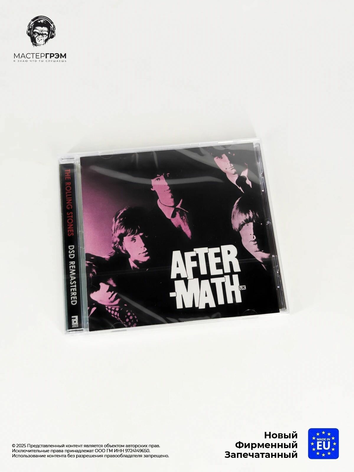 CD диск The Rolling Stones - Aftermath (UK Version) (CD) 2002, Jewel case