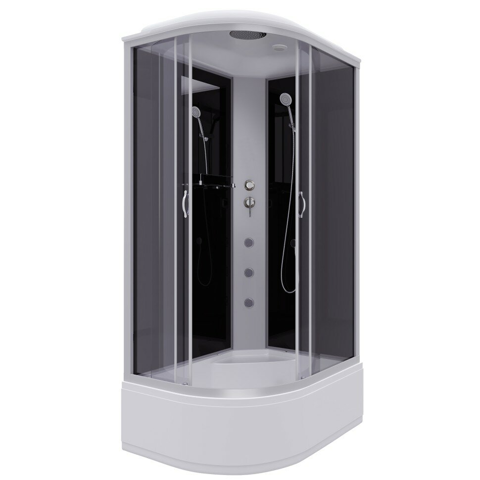 Душевая кабина Niagara Classic NG-2510-14RG (120х80х215) высокий поддон(40см), стекло тонированное,4 места