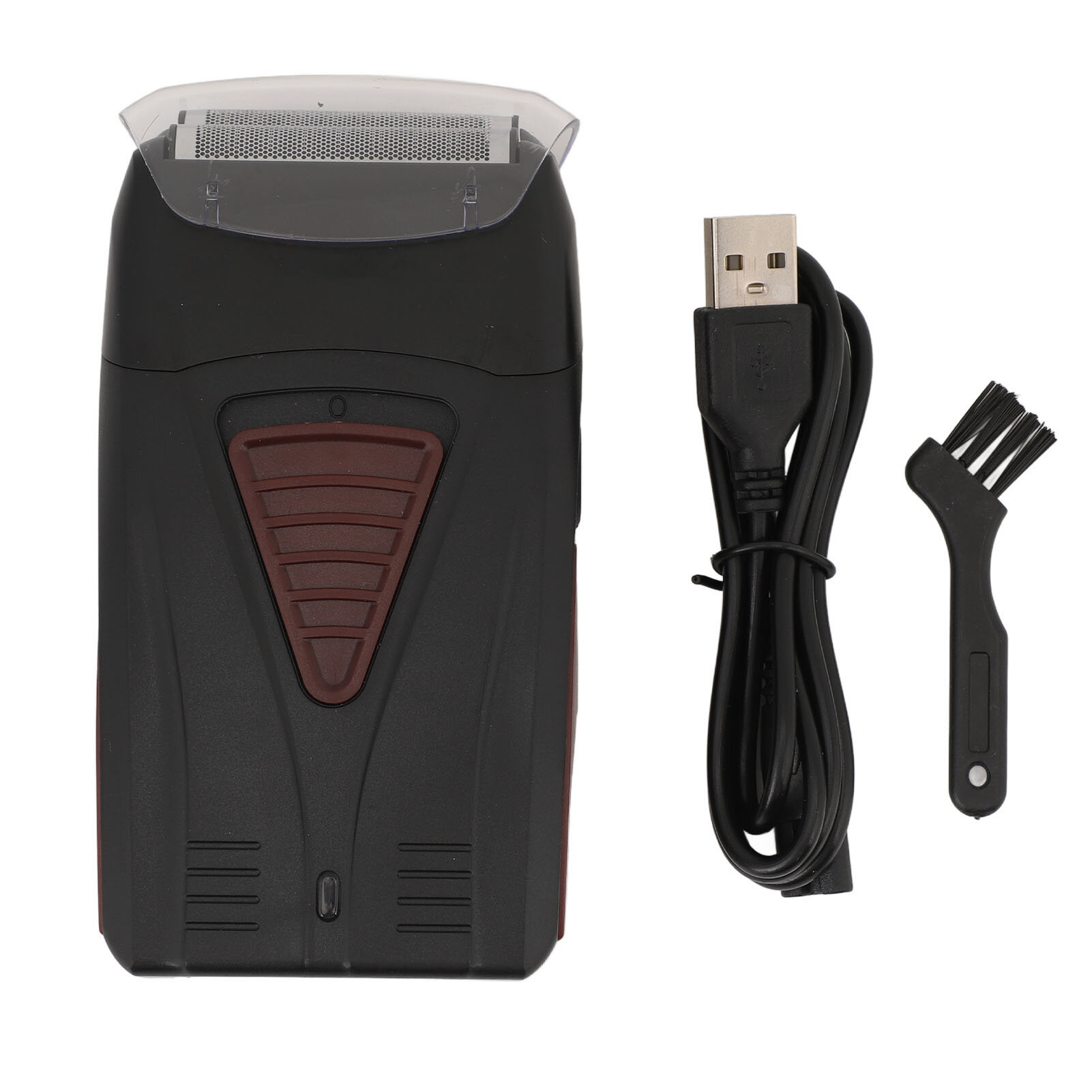 Электрический триммер для волос с двойной головкой, usb зарядка, аккумулятор 600 мач, быстрая стрижка, беспроводной клиппер