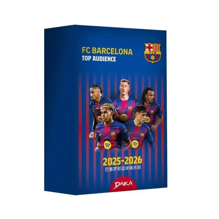 Футбольные карточки DAKA 25-26 (Барселона, Futbol Club Barcelona), коллекционные, TOP AUDIENCE