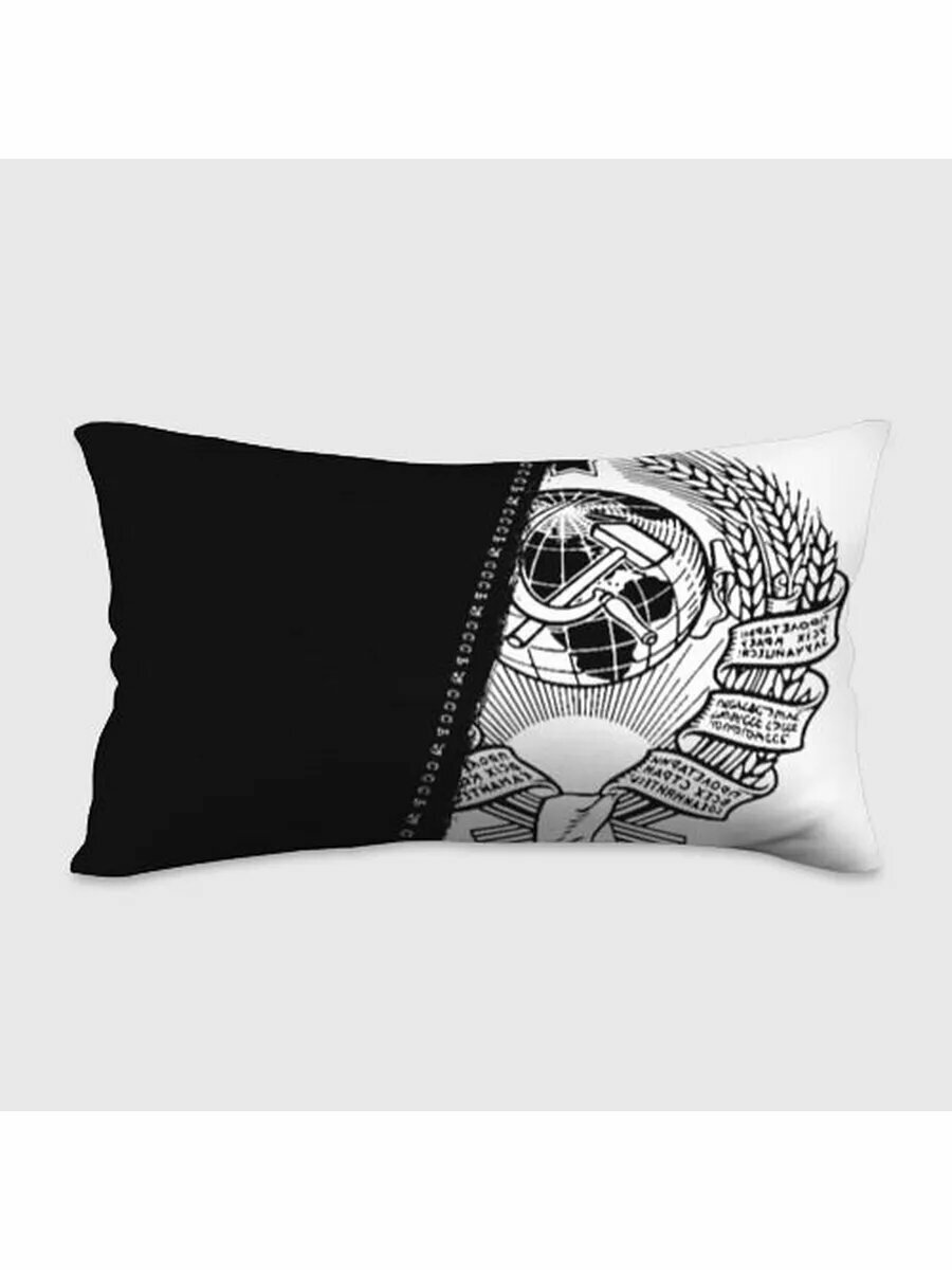 СССР white-black Подушка — фото 1
