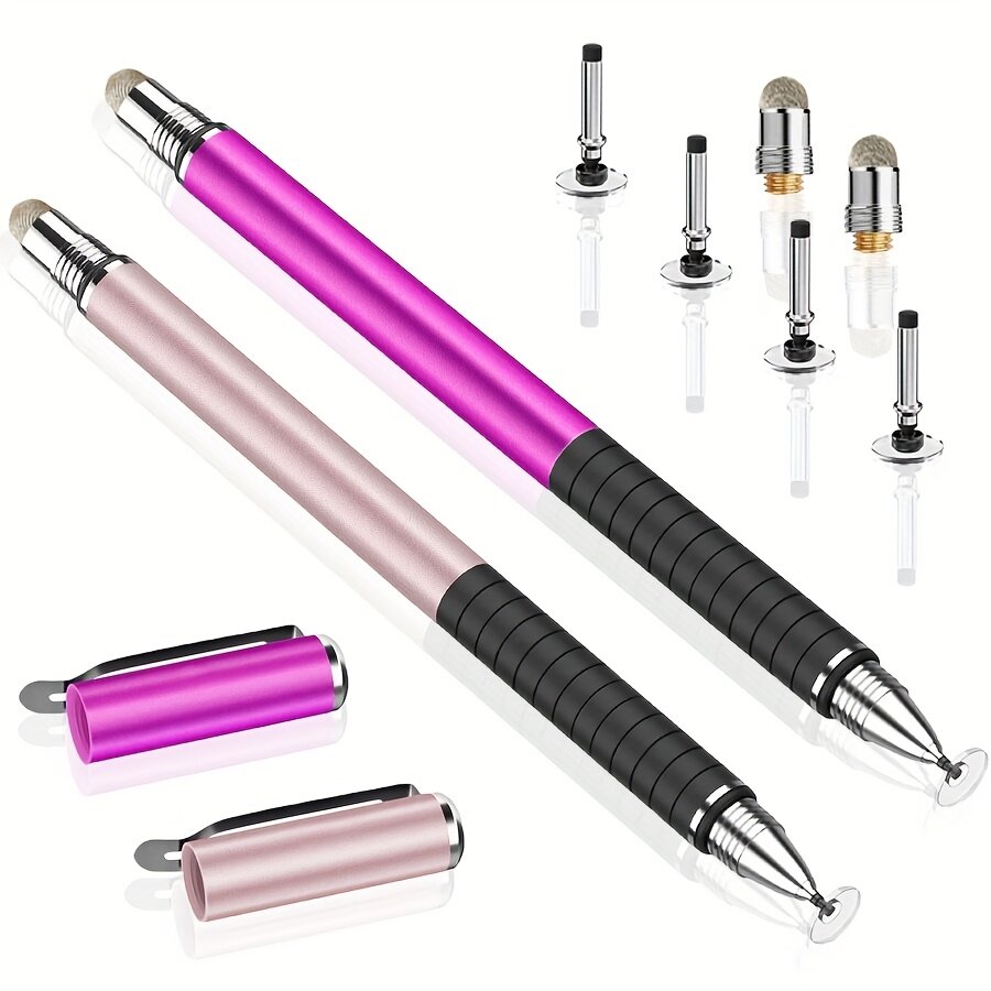 Стилусы Precision, 2 шт, для сенсорных экранов, 6 наконечников