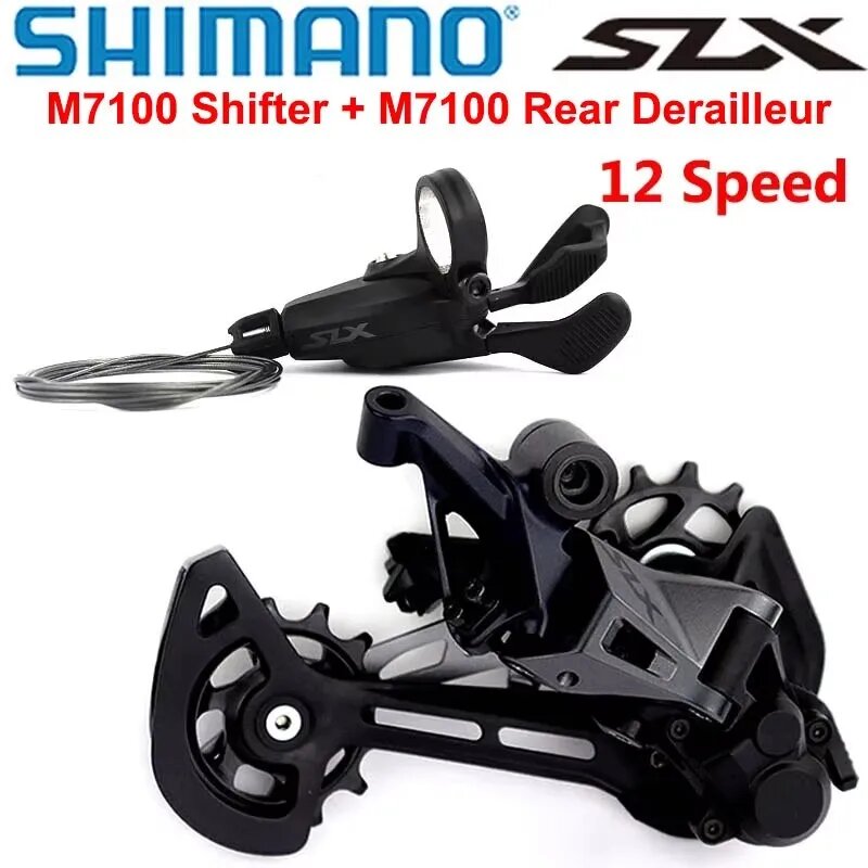 SHIMANO DEORE XT 12-скоростной механизм переключения передач для горного велосипеда SL and RD M7100