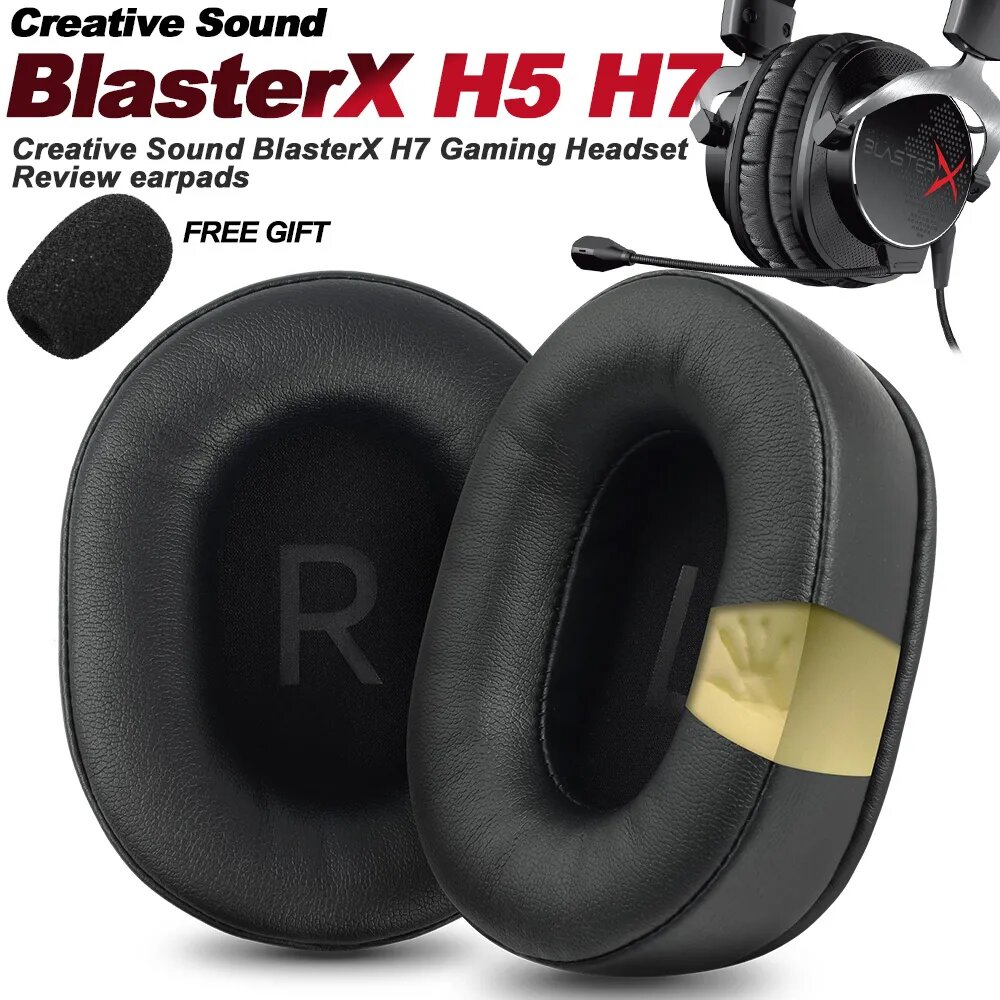 Амбушюры для наушников Creative Sound BlasterX H5 H7 Аксессуары для наушников Чехол для микрофона