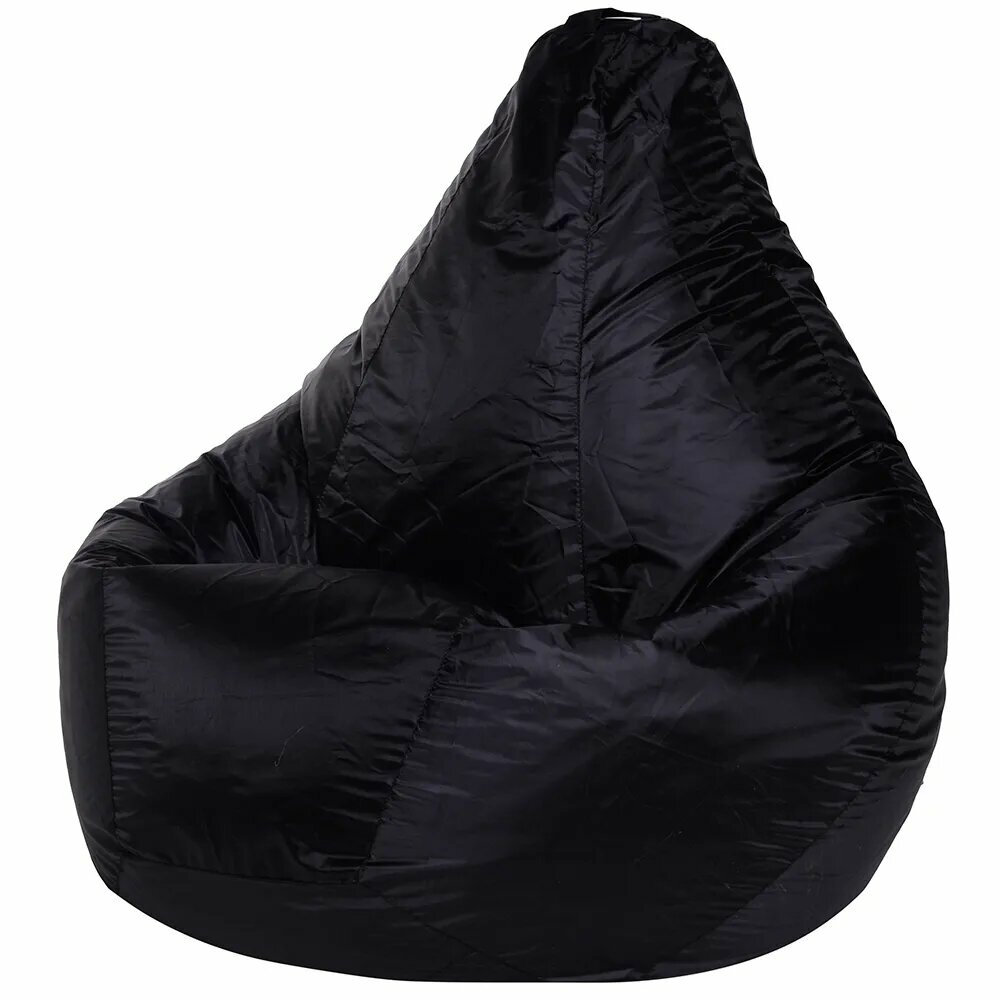 Bean-Bag Кресло-мешок Груша, Оксфорд, Размер XXXL, черный