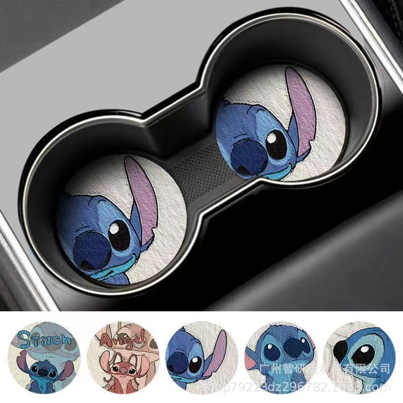 Автомобильные подставки Disney Anime Cartoon Lilo & Stitch Kawaii，Уши Стива.