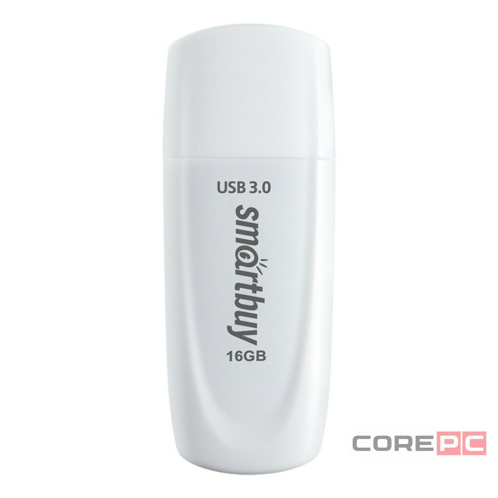 3.0/3.1 USB флеш накопитель Smartbuy 16GB Scout (SB016GB3SCW) белый