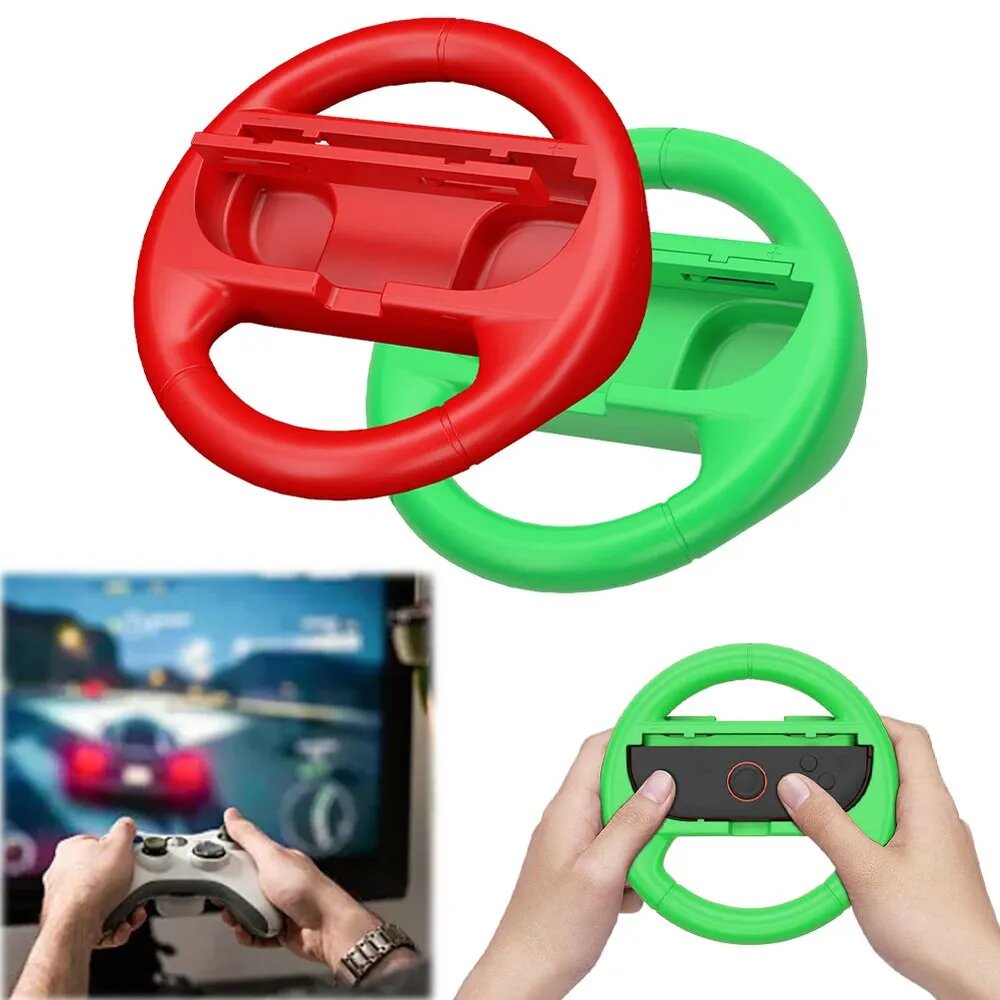 Руль для гонок на Nintendo Switch, 2 руля для игр Mario Kart