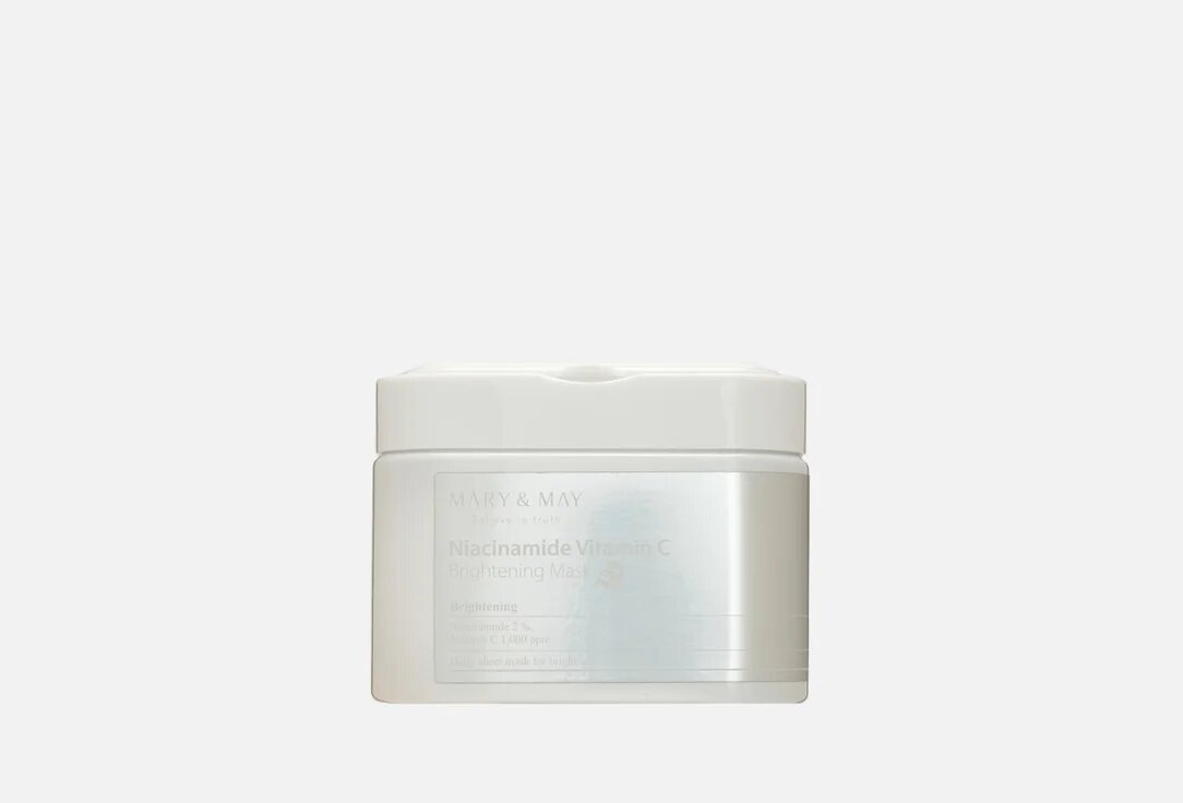Mary&May Niacinamide Vitamin C Brightening Mask Набор осветляющих тканевых масок с витамином С 30шт