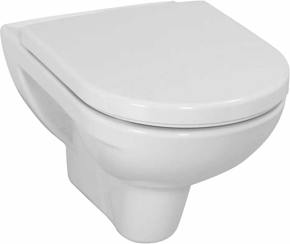 Унитаз подвесной Laufen Pro 2095.0.000.000.1 с микролифтом, без бачка, антивсплеск, фарфоровый, белый, глянцевый, овальный, сиденье для унитаза в комплекте