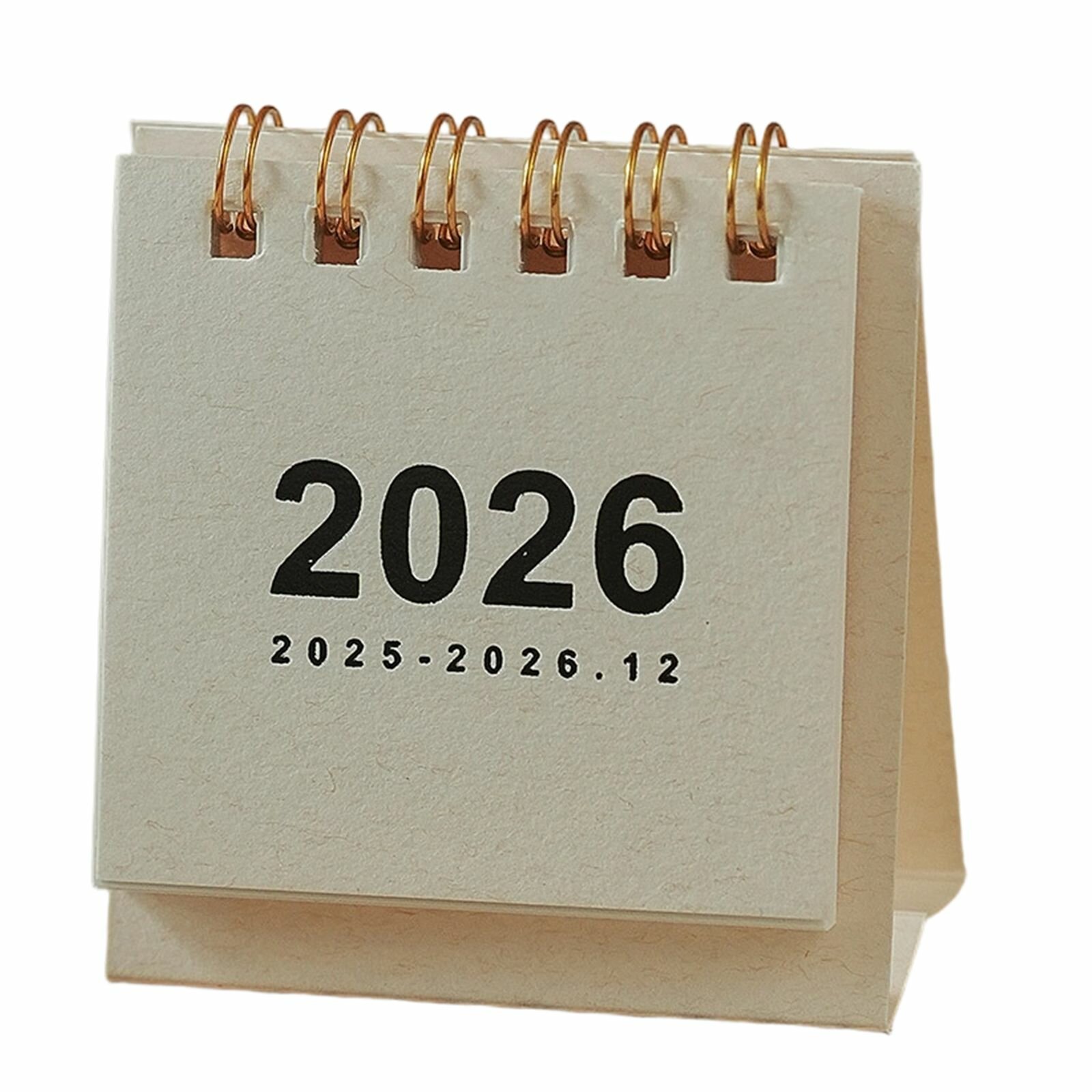 Настольный календарь на 2026 год с двойной спиралью 19 месяцев 06/2025 по 12/2026