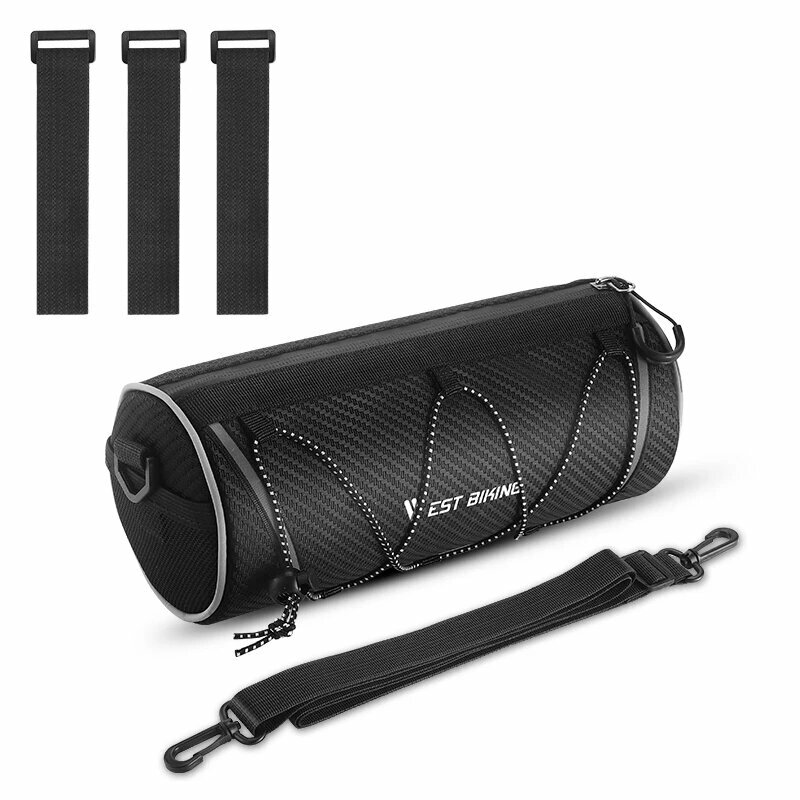 Велосипедная сумка West Biking 2л Черный, B Black