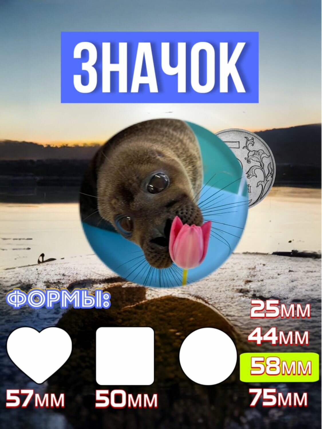 Значок, коралловый, красный, синий, лиловый
