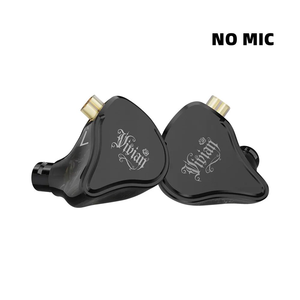 CVJ Vivian проводные наушники-вкладыши Black no mic