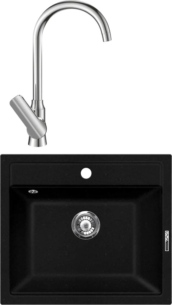 Комплект Мойка Lava Q2. LAV / Смеситель SG07 CR, chrome
