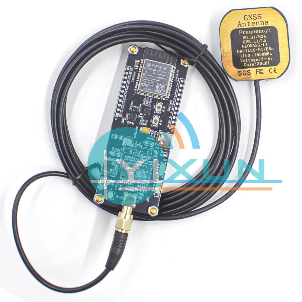 Модуль ESP32-S3-WROOM-1-N16R8 WIFI+BT 5.0 двухъядерный с RTK LC29H, двухдиапазонный ESP32S3 LC29HEA