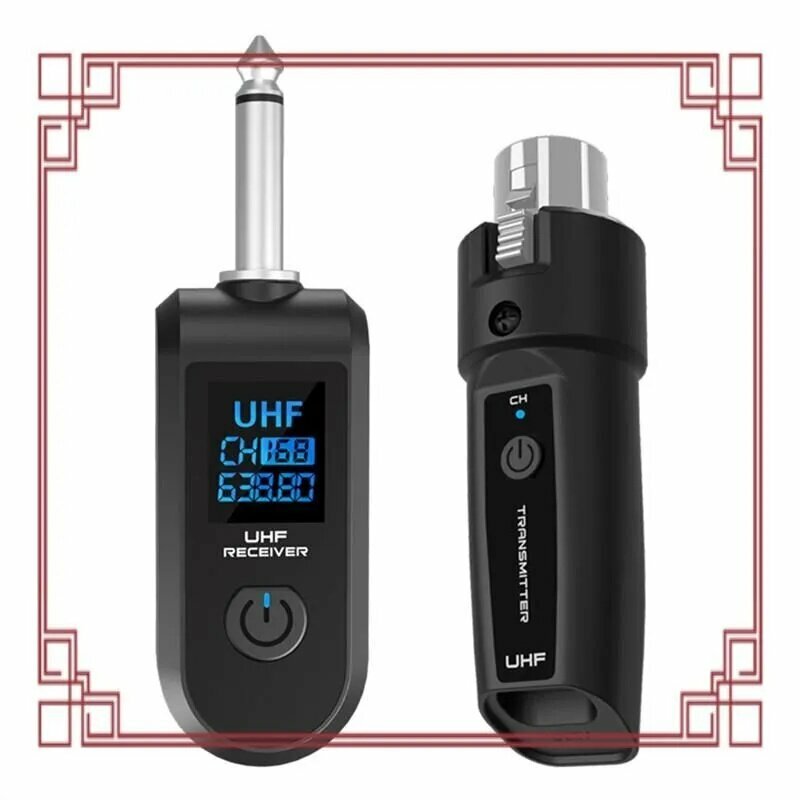 (T H F X) Новый Микрофон UHF Беспроводной XLR Передатчик И Приемник