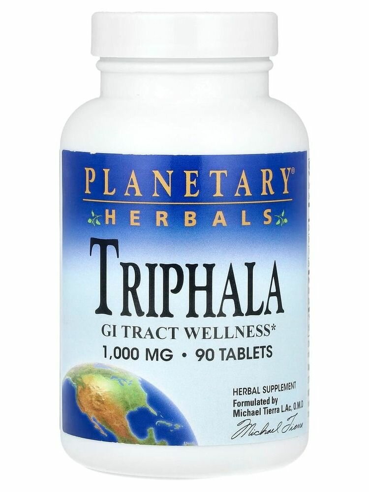Трифала, 90 таблеток, Planetary Herbals