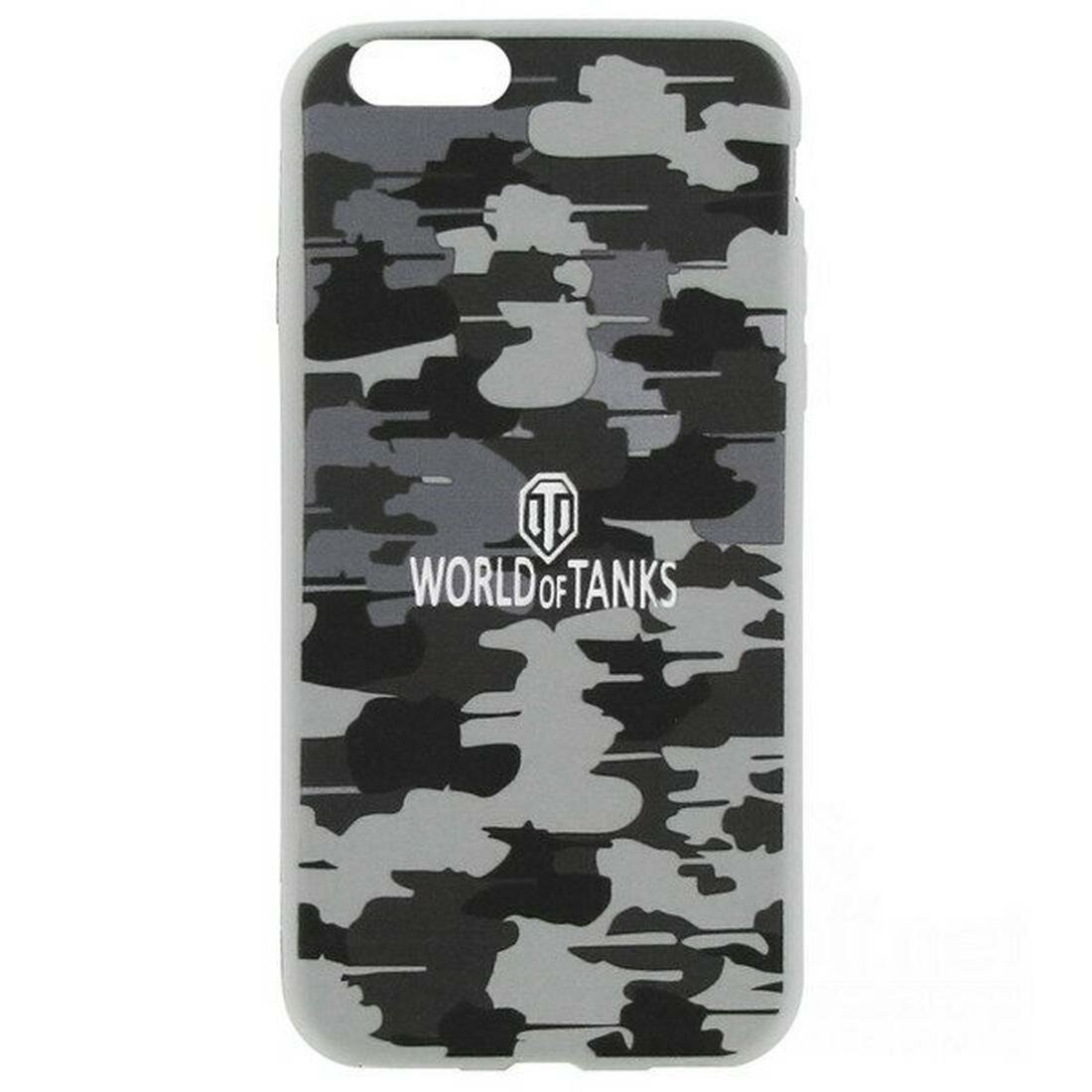Накладка на Iphone 6/6S PATTERN MILITARY GREY, с рисунком, силикон