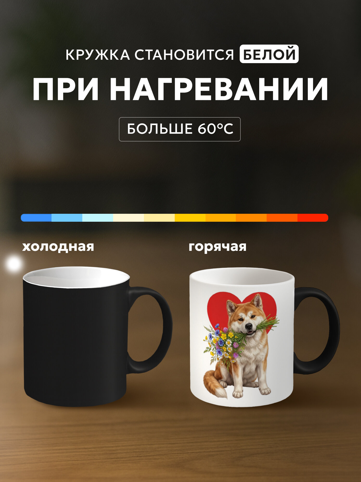 Кружка хамелеон Американская ину