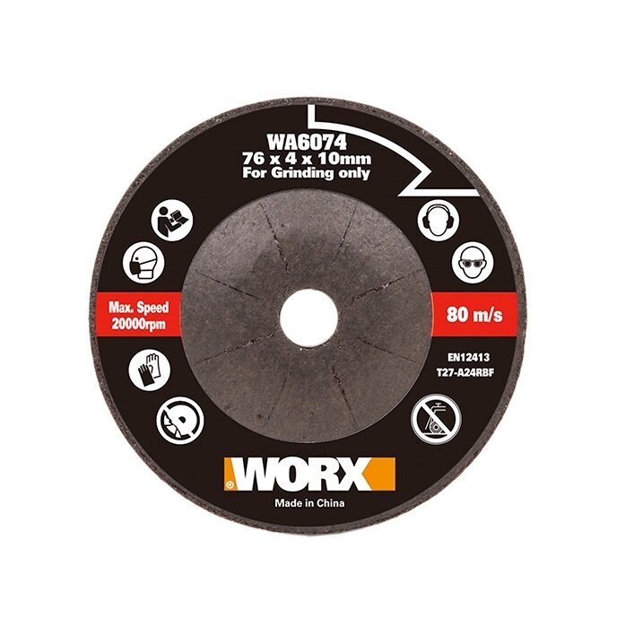 Шлифовальный диск Worx WA6074, 76х4х10 мм