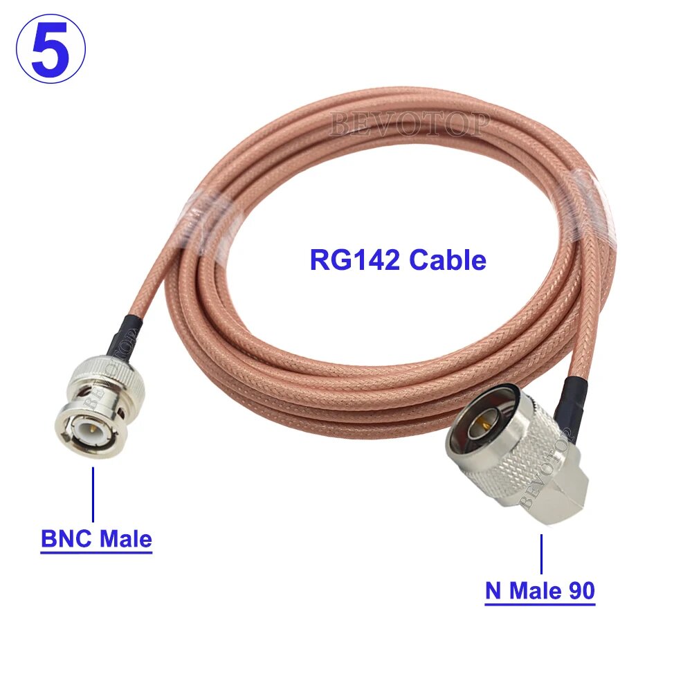 BEVOTOP RG142 коаксиальный кабель BNC-N 15см