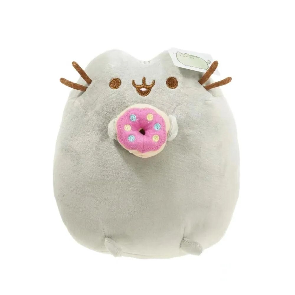 Мягкая игрушка Пушин с пончиком (Pusheen Cat)