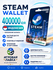 Карта пополнения Steam Wallet 400000 IDR Индонезия | Цифровой код