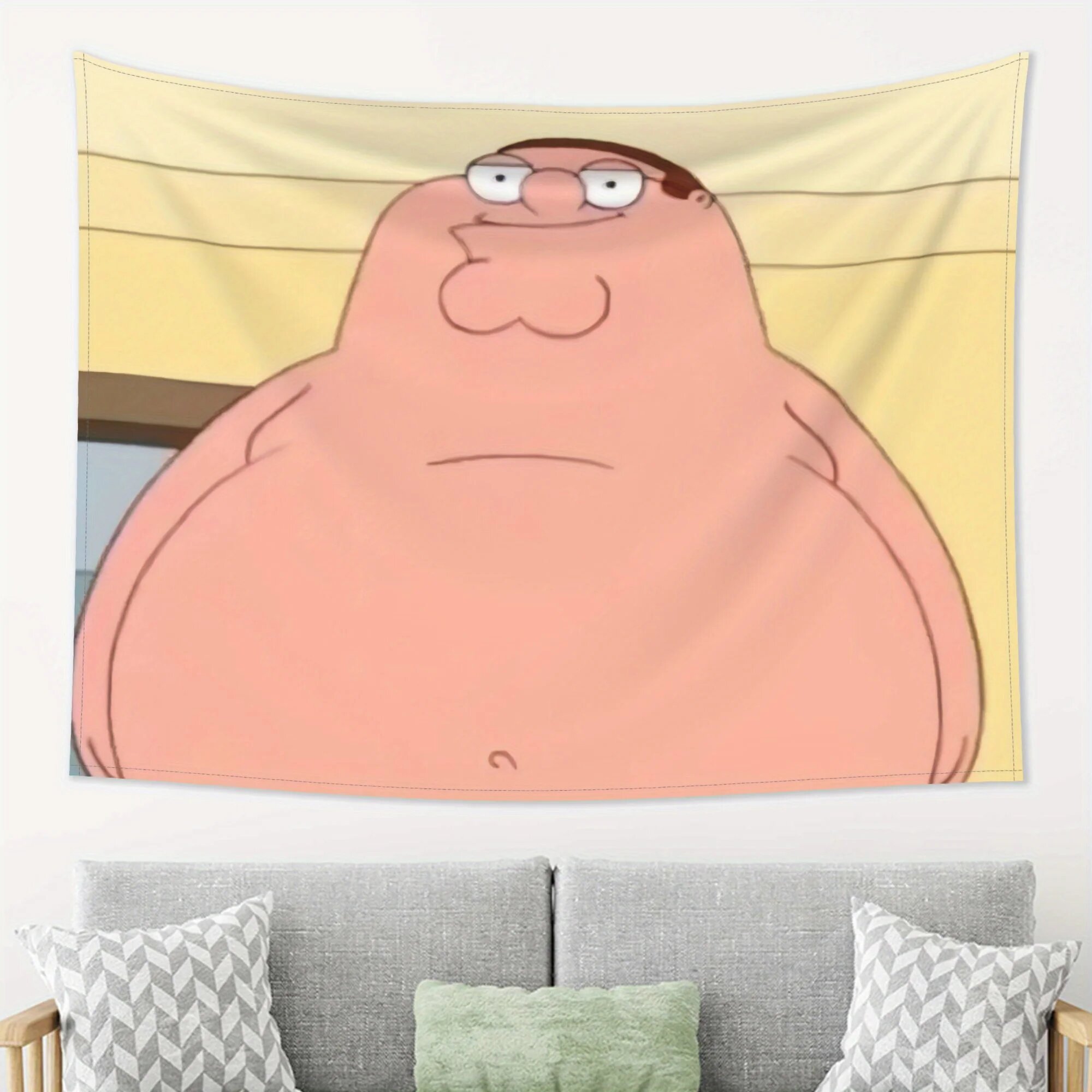 Винтажный американский гобелен с мультяшными рисунками 150x200cm