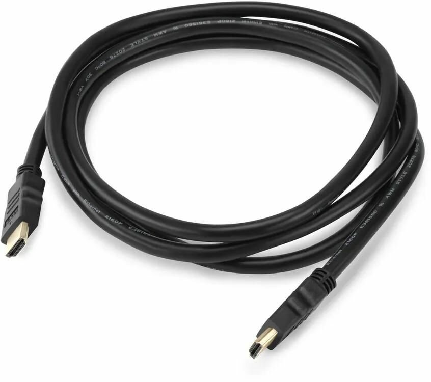Кабель аудио-видео Buro HDM 2,0, HDMI m - HDMI m, 1,8 м, позолоченные контакты, черный (BHP RET HDMI18-2)