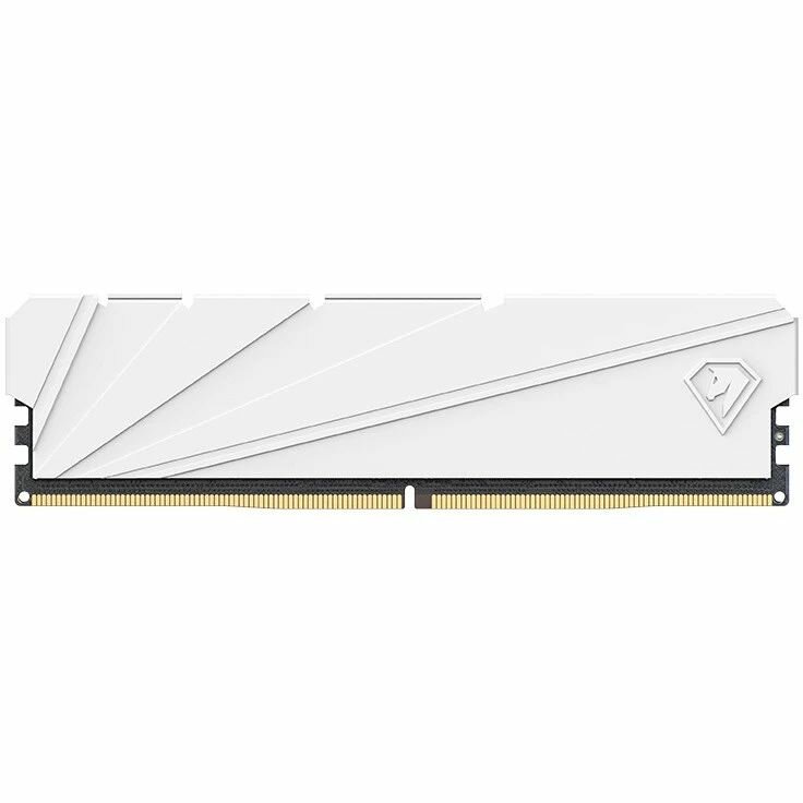 Оперативная память NETAC Shadow S, DDR4, 16Gb (1x16 Gb), 2666 MHz, CL19, DIMM, радиатор, белый