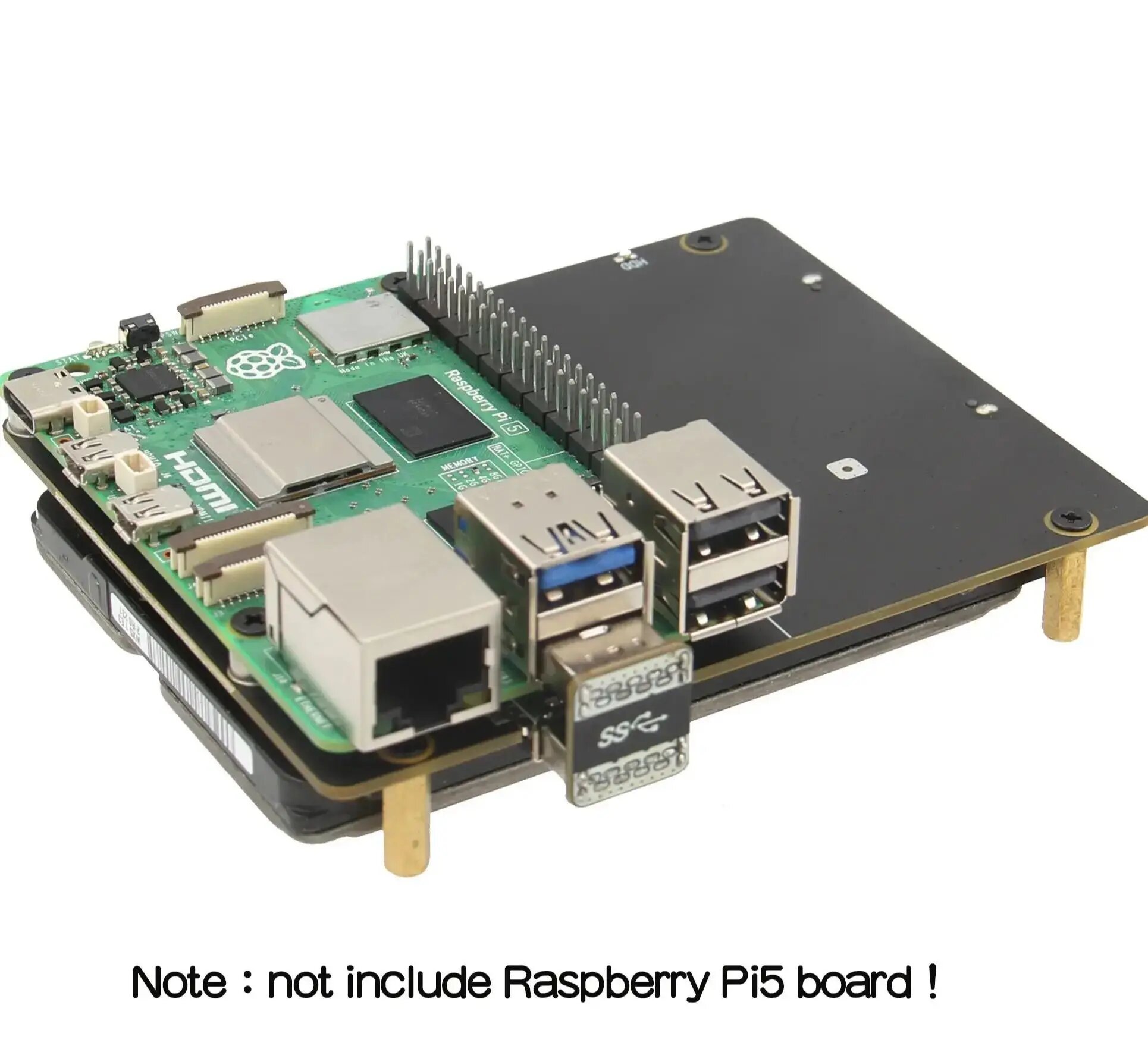 Cbhioarpd X1100 экран для Raspberry Pi 5 — фото 1