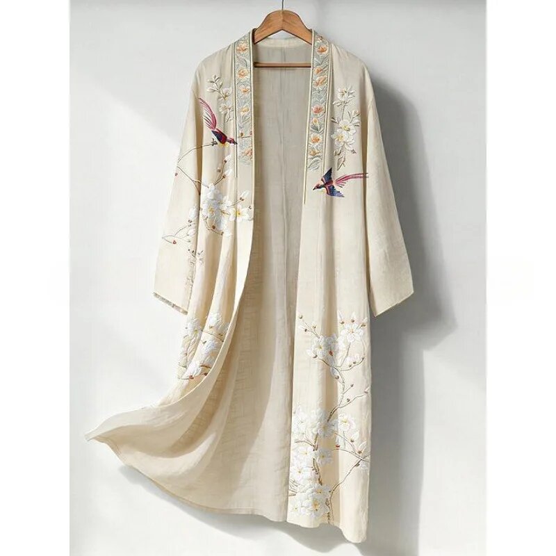 Женское кимоно FZSLCYIYI из полиэстера L, kimono