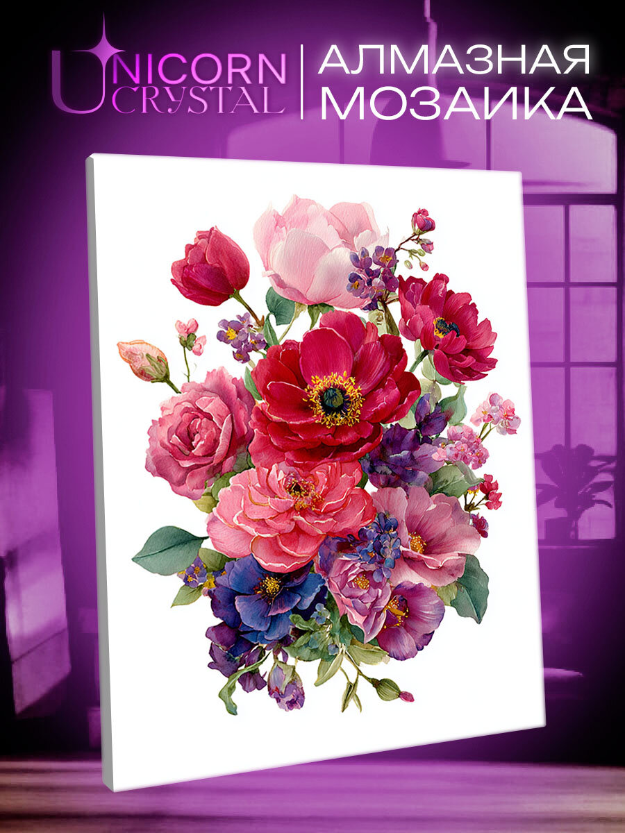 Алмазная мозаика Цветы