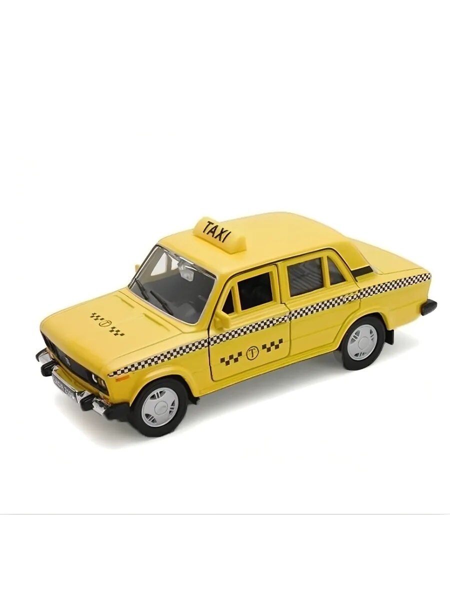 Машинка Welly 42381TI Велли Модель машины 1:34-39 LADA 2106 такси