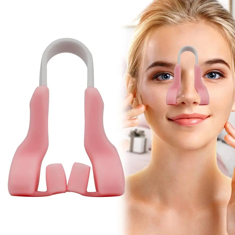 Силиконовый корректор для носа розовый, 1pc