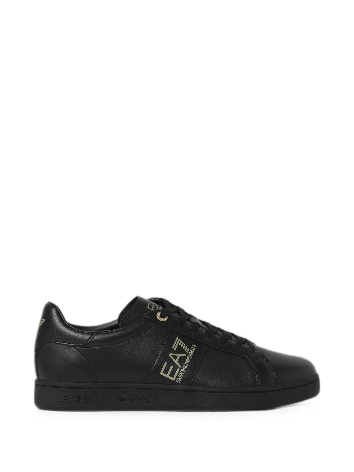 Кроссовки Logo-print leather sneakers