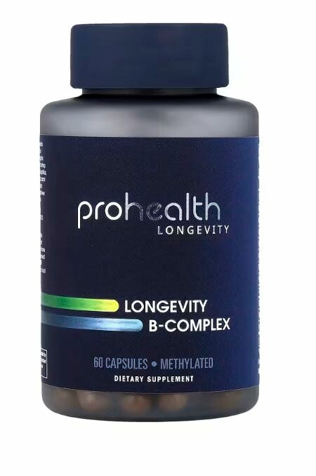 ProHealth Longevity, комплекс витаминов группы B для долголетия, 60 капсул